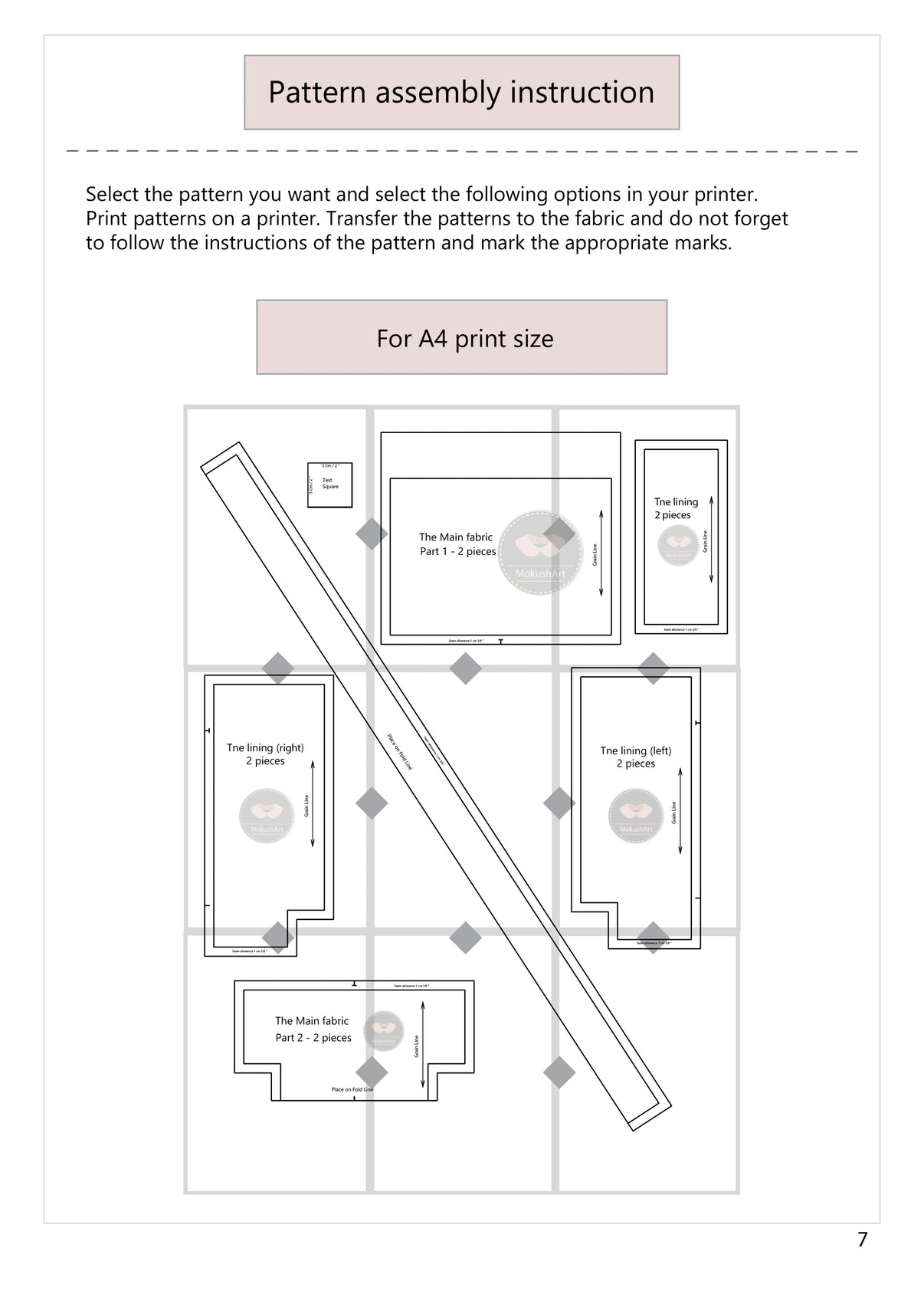Bottle bag PDF patterns – MokushArt